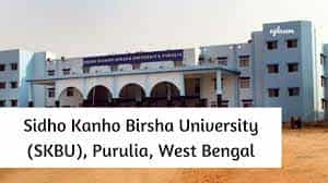 Sidho-Kanho-Birsha University: Courses, Admission 2025, Fees ...