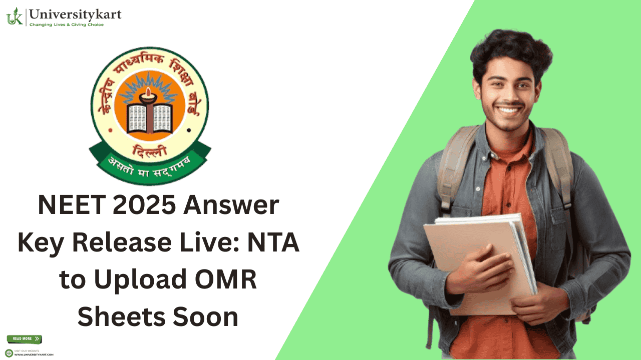 NEET 2025 Answer Key Release Live: NTA to Upload OMR Sheets Soon