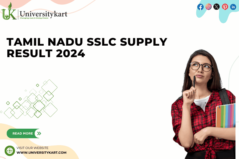 Tamil Nadu SSLC Supply Result 2024: Check TN Board 10th Supplementary ...