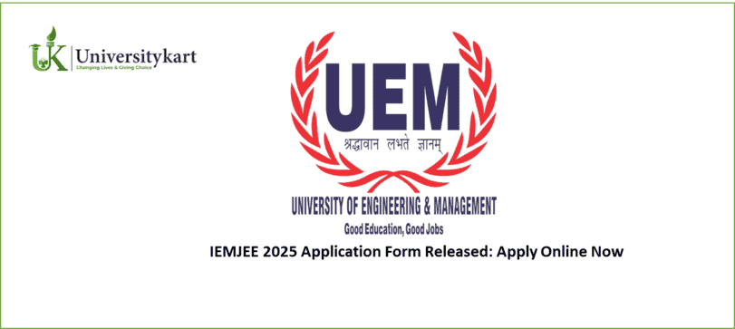 IEMJEE 2025 Application Form Released: Apply Online Now