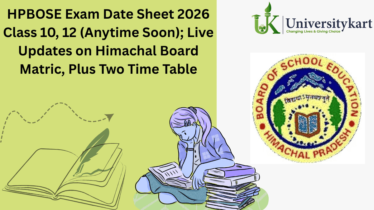 HPBOSE Exam Date Sheet 2026 Class 10, 12 Anytime Soon; Himachal Board ...