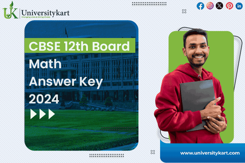 CBSE 12th Board Math Answer Key 2024
