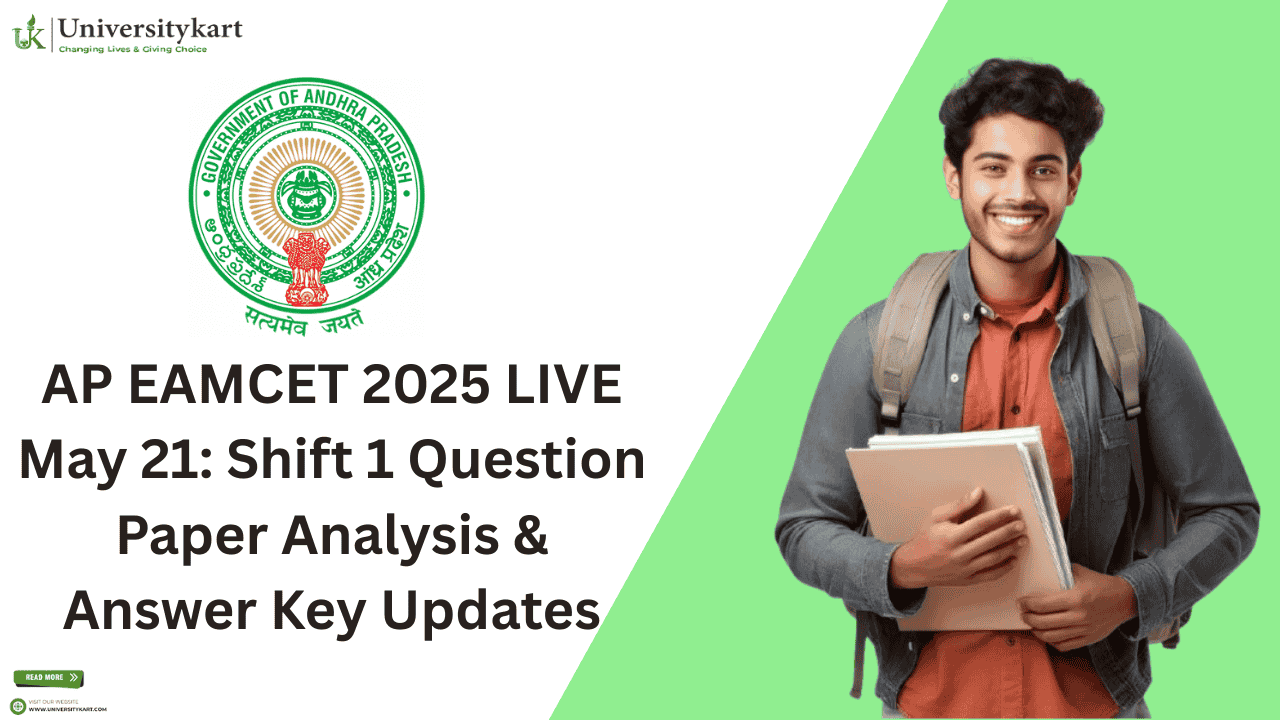 AP EAMCET 2025 LIVE May 21: Shift 1 Question Paper Analysis & Answer ...