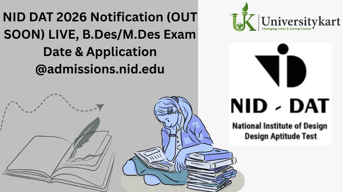 NID DAT 2026 Application Form Release Soon @admissions.nid.edu: B.Des ...