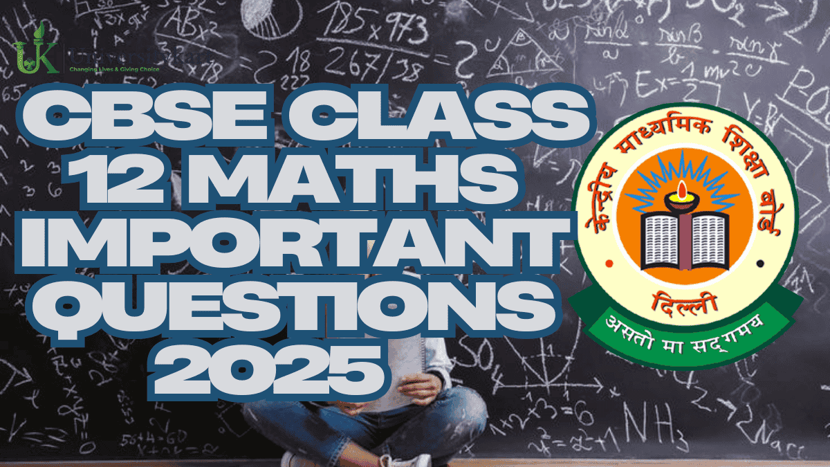 CBSE Class 12 Maths Important Questions PDF , Chapter-wise Practice ...