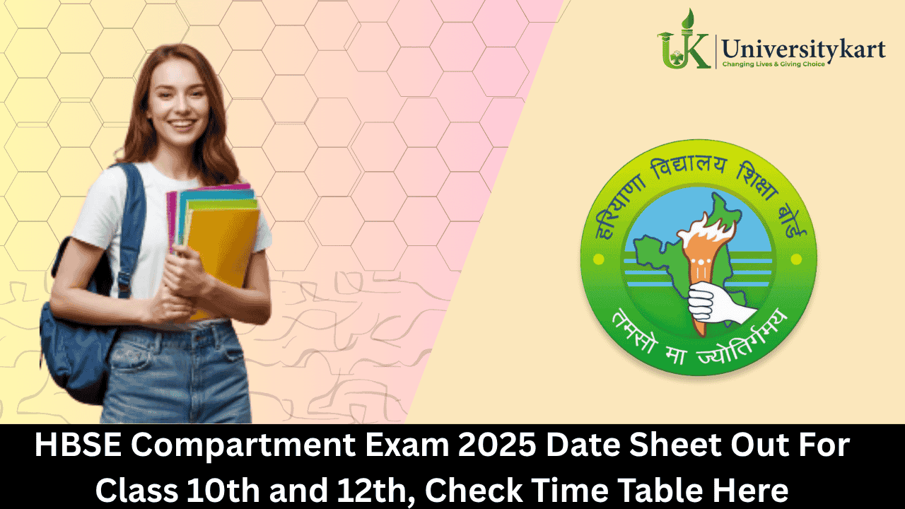 HBSE Compartment Exam 2025 Date Sheet Out For Class 10th and 12th ...
