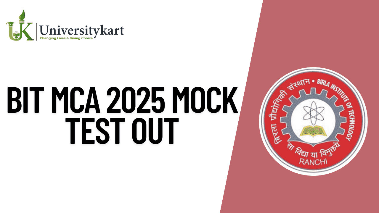 BIT MCA 2025 Mock Test Out – Direct Link & Instructions