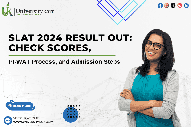 SLAT 2024 Result out: Check Scores, PI-WAT Process, and Admission Steps