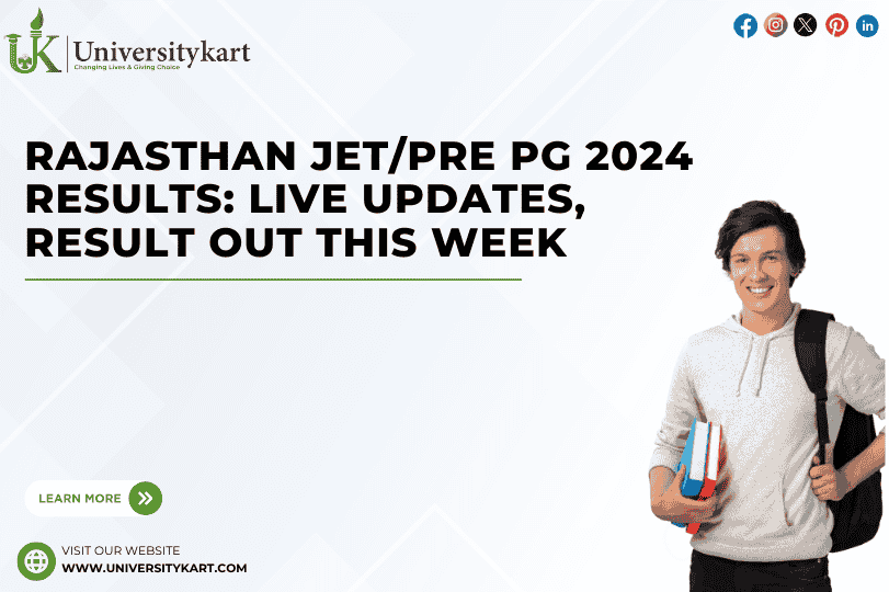Rajasthan JET/Pre PG 2024 Results: Live Updates, Result Out This Week