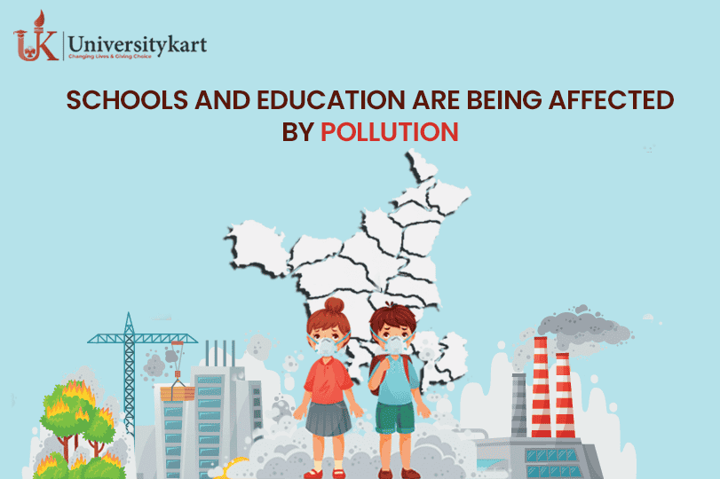 Schools and education are being affected by pollution. shut in four ...