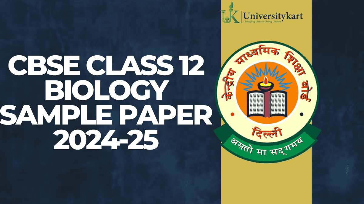 CBSE Class 12 Biology Sample Paper 2024-25 PDF Download with Solutions ...