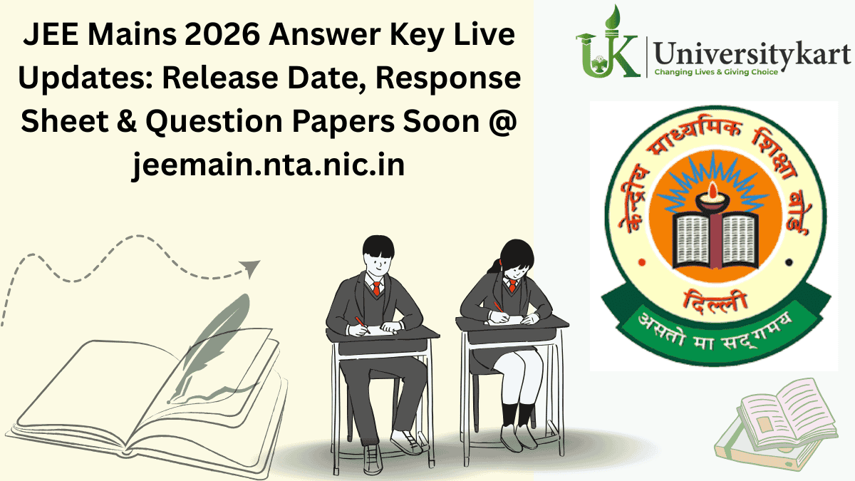 Jee Mains 2026 Answer Key Release Date Response Sheet Question