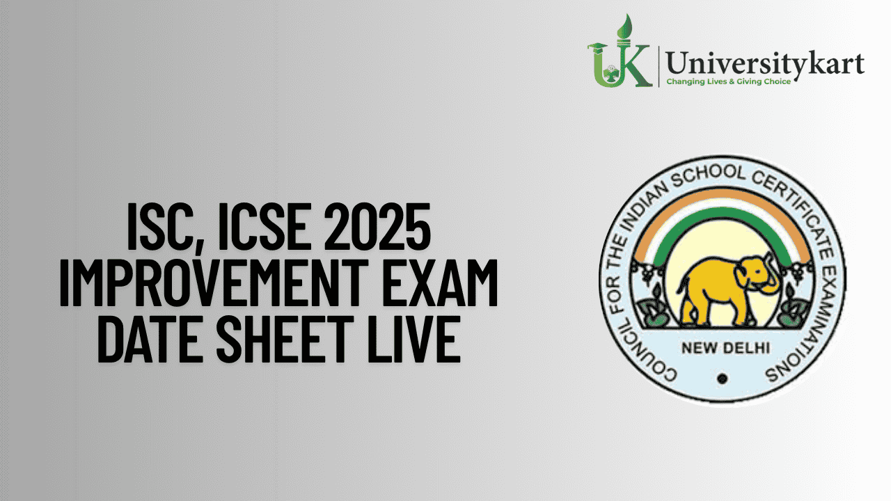 ISC, ICSE 2025 Improvement Exam Date Sheet Live – CISCE Subject-Wise ...