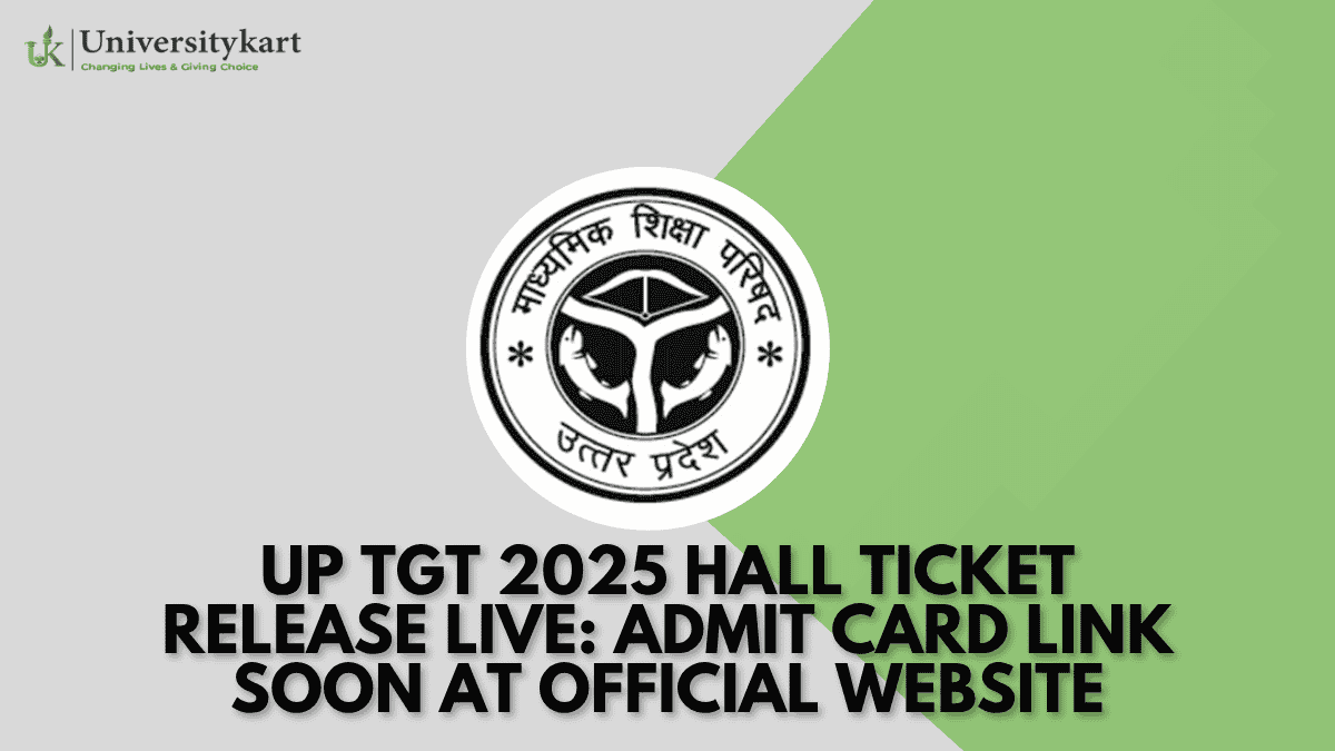 UP TGT 2025 Hall Ticket Release Live: Admit Card Link Soon at Official ...